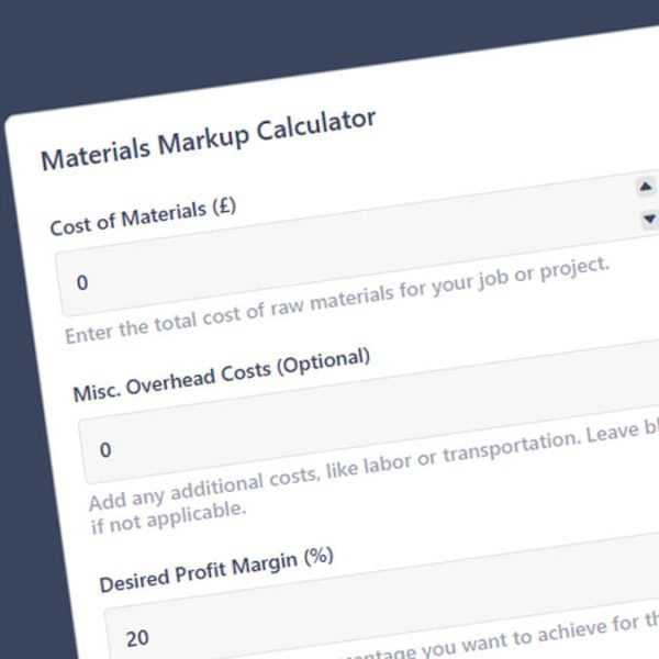 Tools - Cost Estimator
